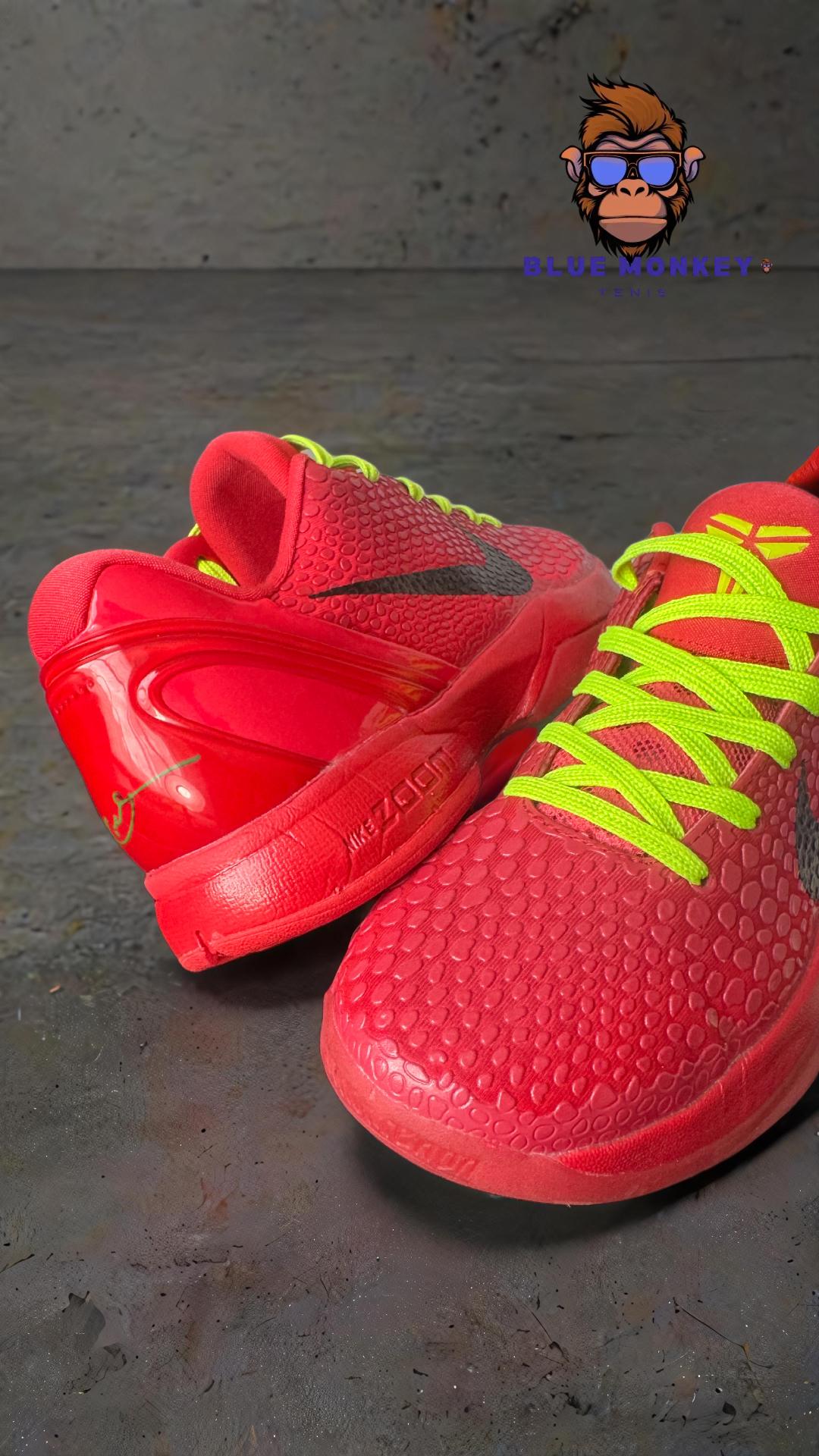 Nike Kobe 6 Red – Blue Monkey Tenis